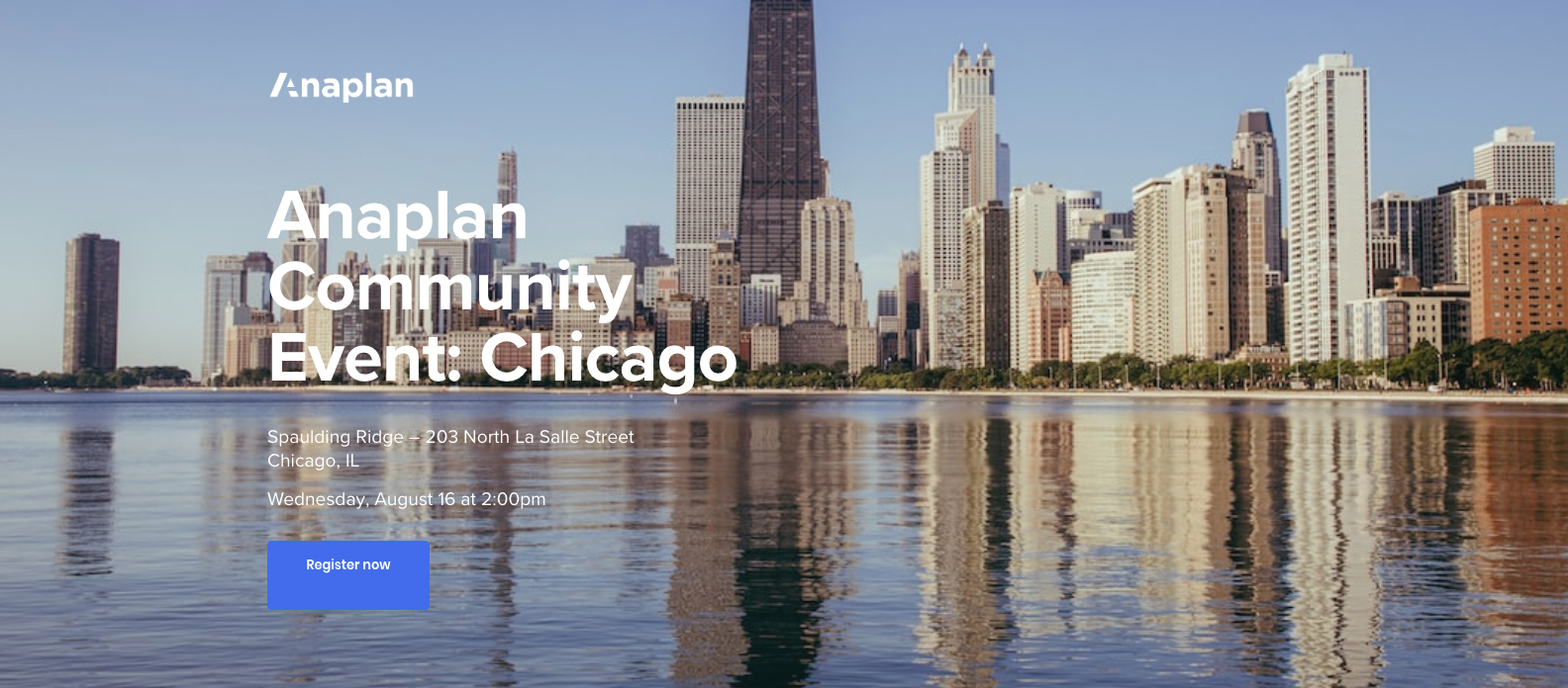 Experiences — Anaplan Community